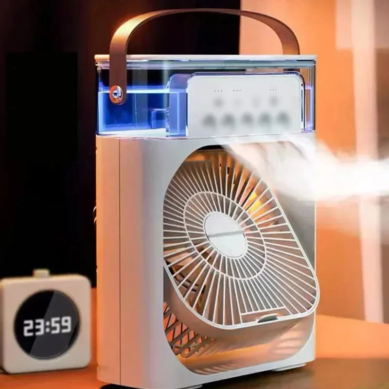 مروحة تبريد صغيرة محمولة، مبرد هواء و مكيف محمول Mini Cold Air Conditi ...